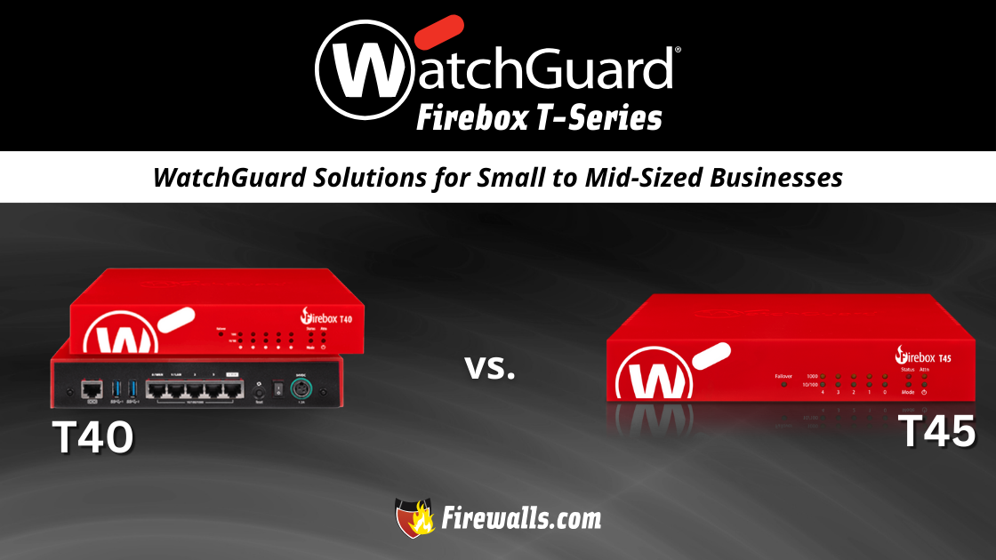 Firebox T40 vs Firebox T45: WatchGuard Solutions - Firewalls.com