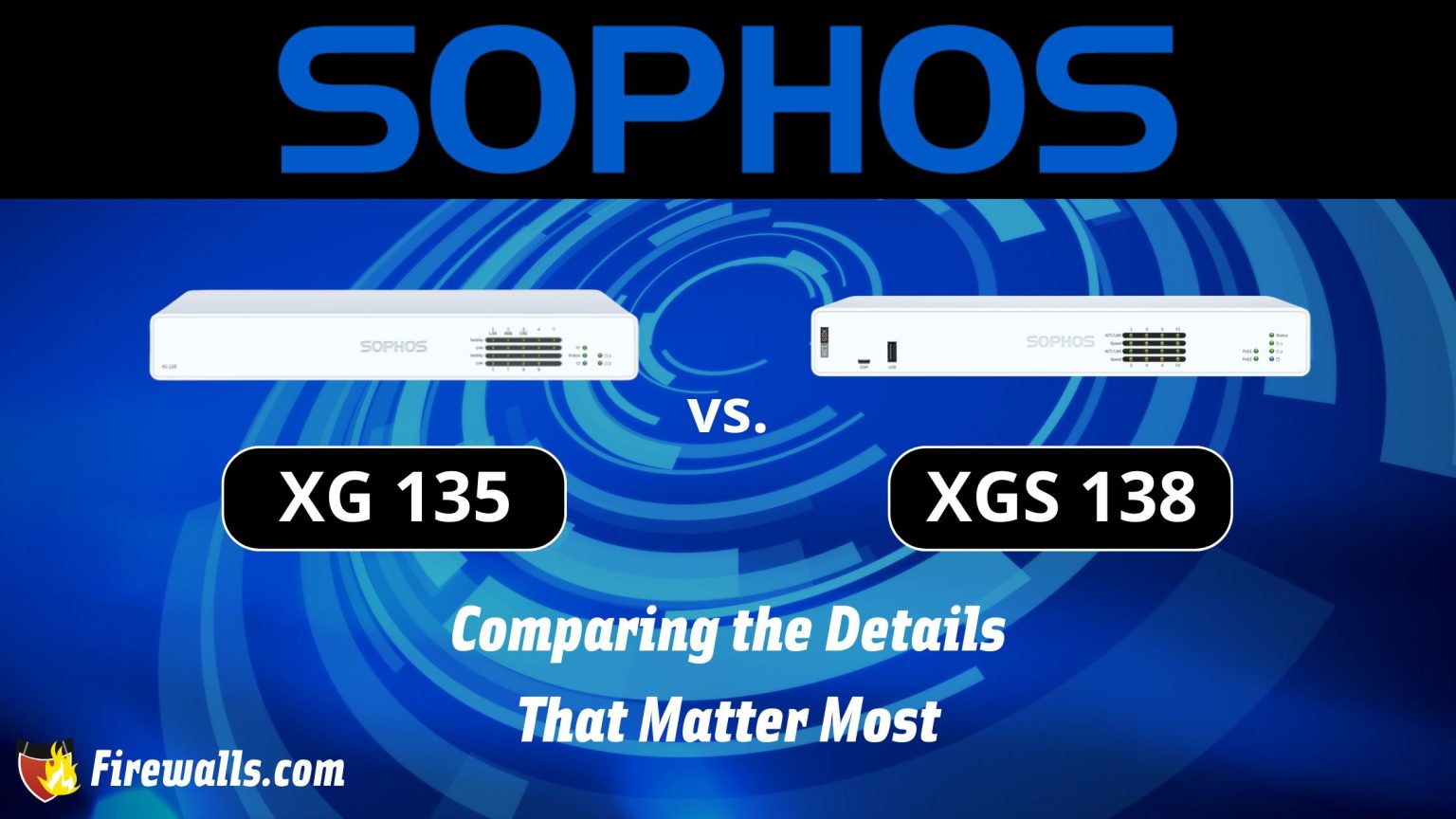 Sophos XGS 2100 vs XG 210 - Firewalls.com